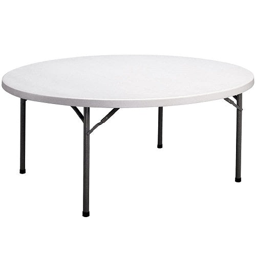 6ft Round Table Seats 10 – One Stop Party Rentals