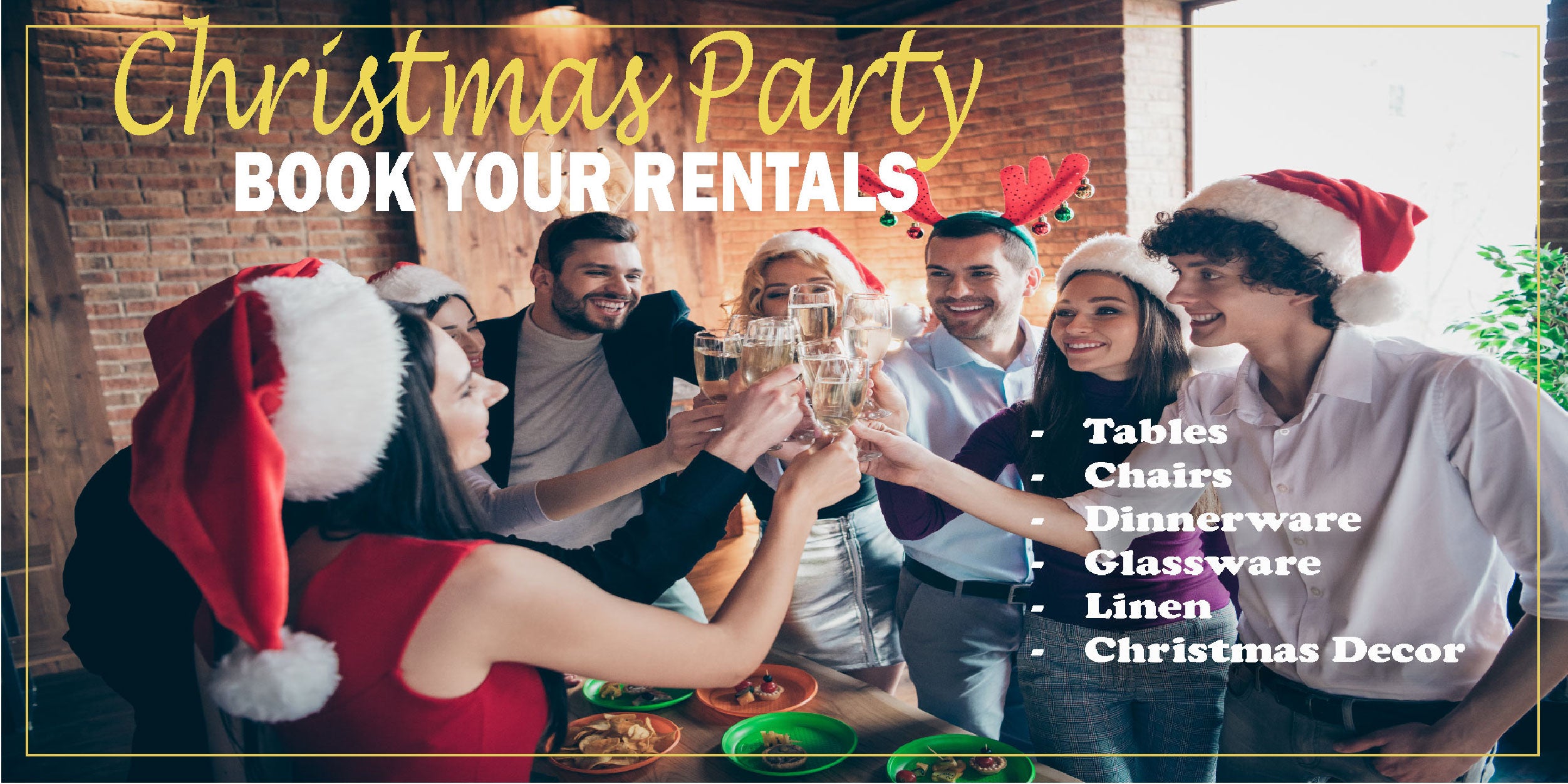 One Stop Party Rentals. Everything for weddings to corporate events.